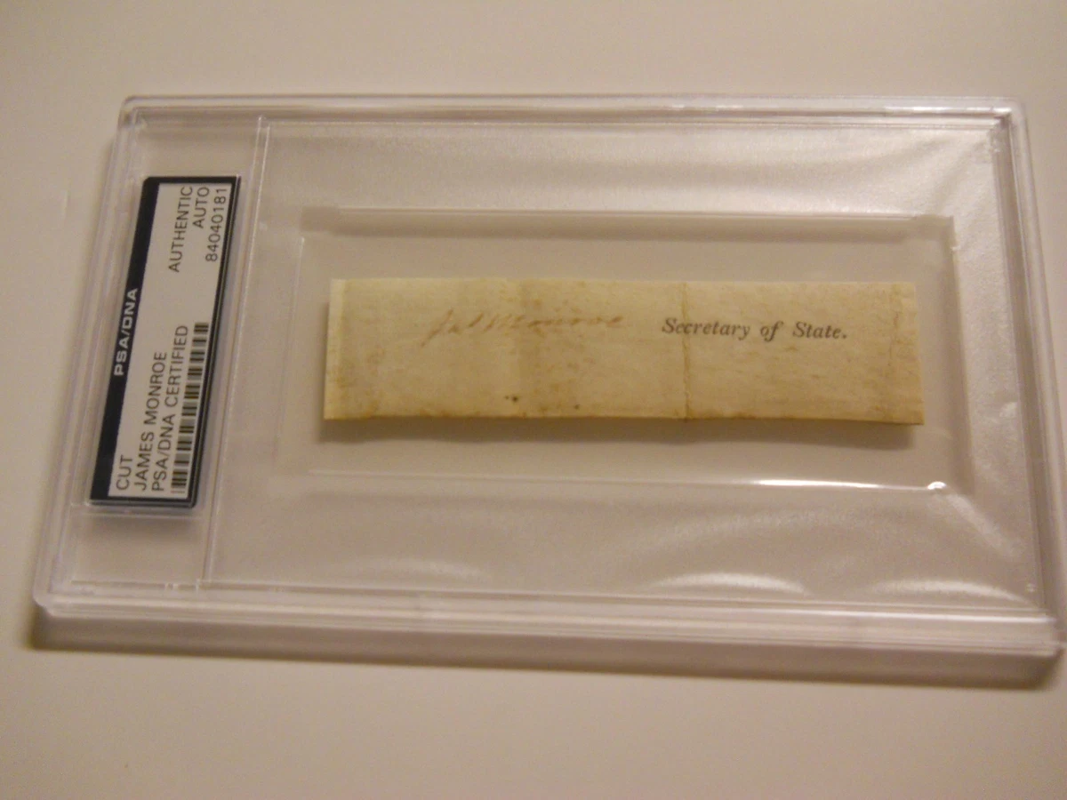 James Monroe Signature