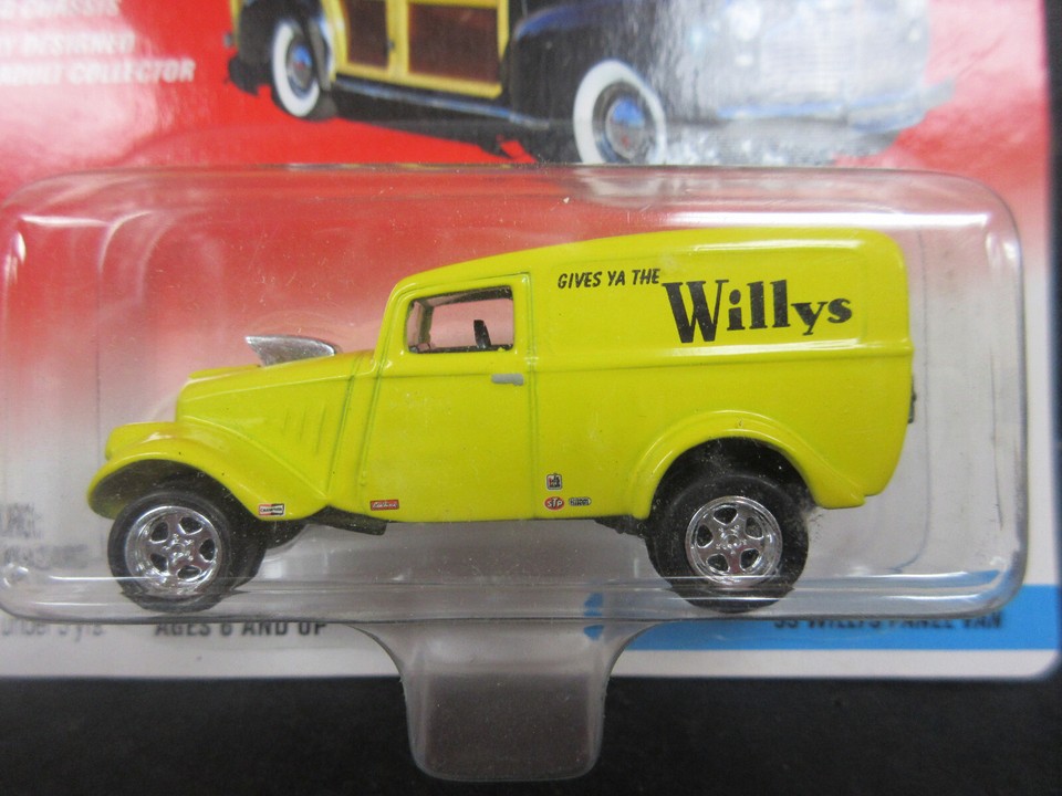 2002 Johnny Lightning Woodys & Panels '33 Willys Panel Van 1:64th Stock ...