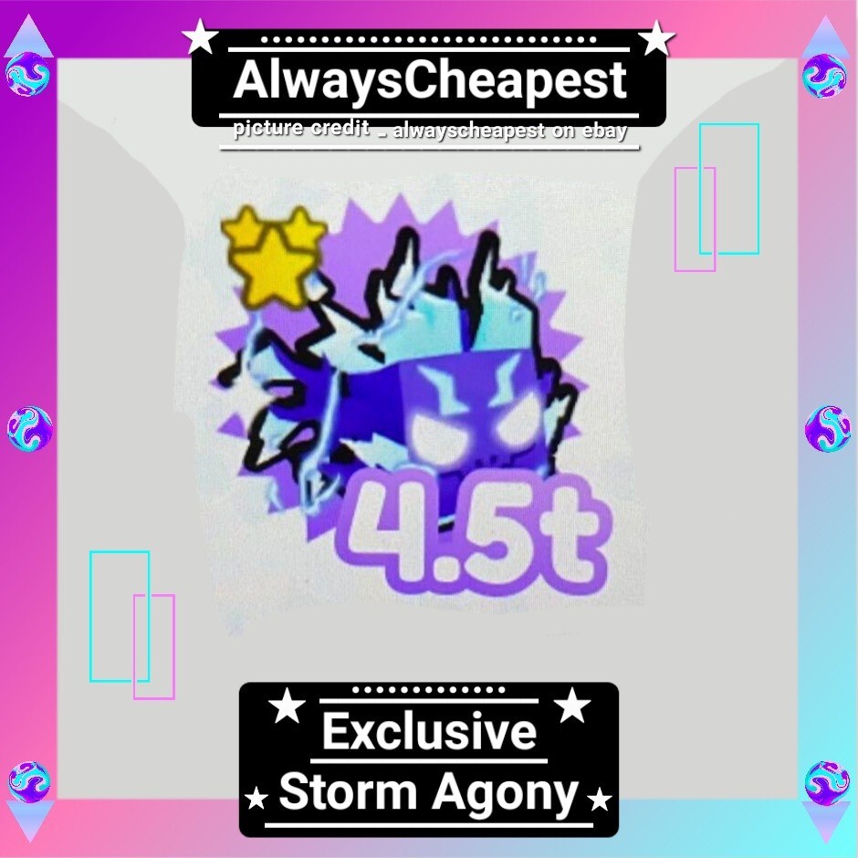 🌟CHEAPEST🌟 - Exclusive Storm Agony - Pet Simulator X - PSX 🌟100% Legit ...