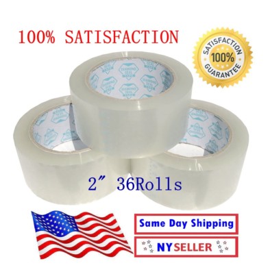 Tape Clear Packaging Shipping Tape, 2-Inches x 110 YDS, Pack of 36 | eBay