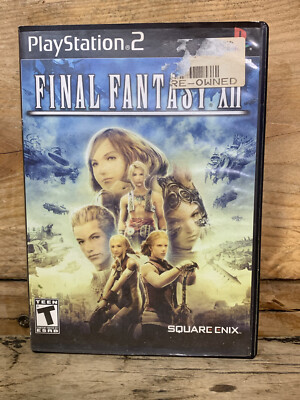 Final Fantasy XII 12 Sony PlayStation 2 PS2 Blck Label Game No Manual ...