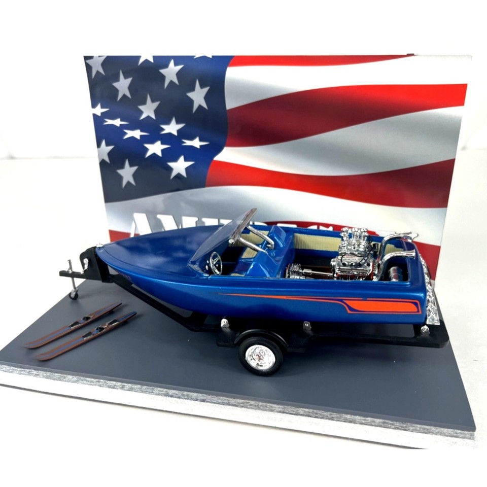 Vintage Revell 1/25 Scale Hemi Hydro Speedboat Model With Trailer ...
