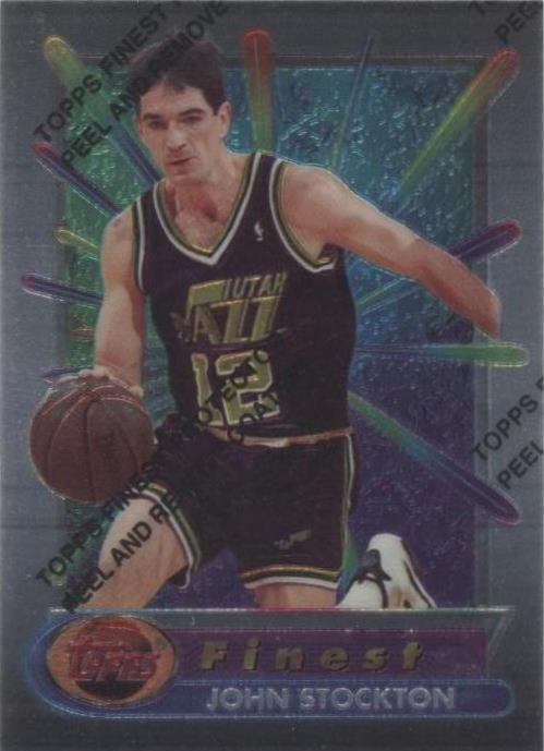 1994-95 Topps Finest - John Stockton #150 for sale online | eBay