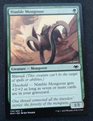 Nimble Mongoose - MH1 - MTG - NM Unplayed - EN - 174 | eBay