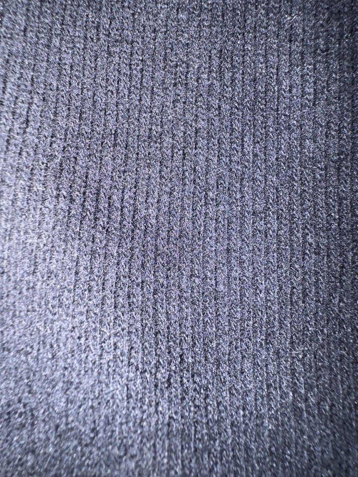 M&S, Size 10, Finely Ribbed Black Cotton Rich Jumper In Relaxed Fit ...