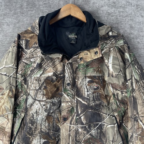 Red Head Real Tree Camouflage Field Jacket Men’s XL Hooded Full Zip ...