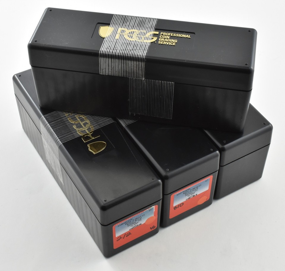 BLACK PCGS Storage Slab Holder Box - Used - Can hold 20 PCGS Slabs ...