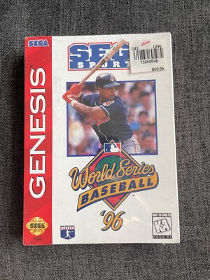 Sega Sports World Series Baseball '96 (Genesis, NEW Sealed Complete) | eBay