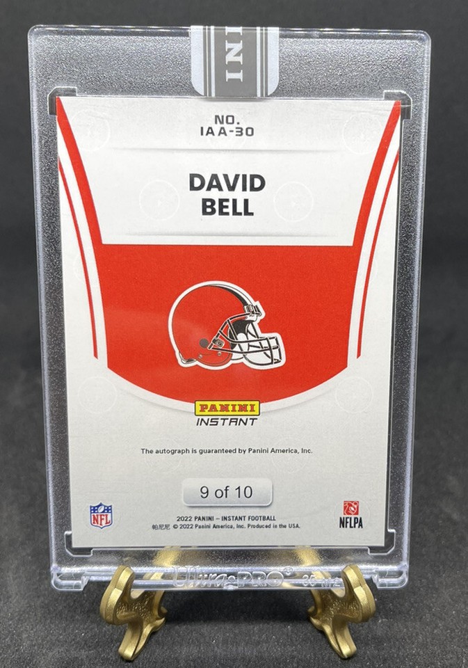 David Bell 2022 Panini Instant Access ON CARD AUTO GREEN Ink SSP 9/10 ...