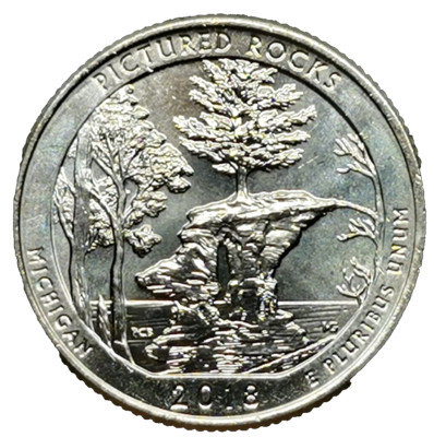Washington Quarter, Pictured Rocks 2018-D UNITED STATES (440E) | eBay