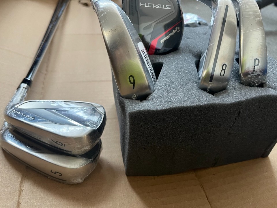 TaylorMade Stealth Golf Club Combo 8PACK Set | eBay