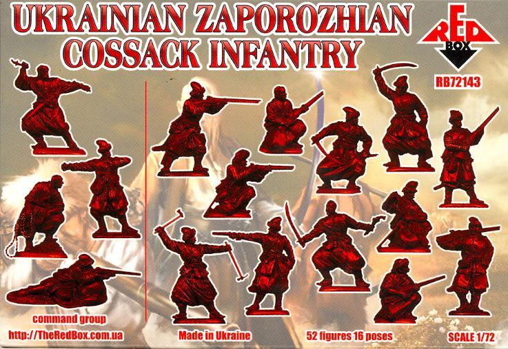 Red Box Models 1/72 17th CENTURY UKRAINIAN ZAPOROZHIAN COSSACK INFANTRY ...