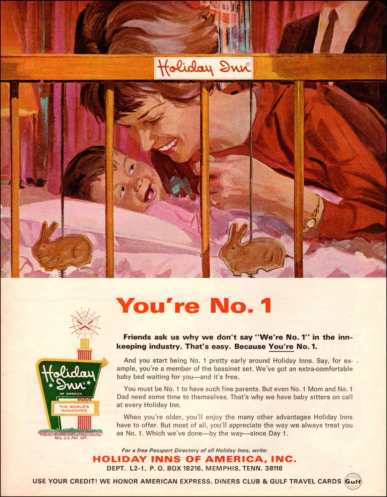 1960s vintage AD for HOLIDAY INN Motor Hotels America's Innkeeper ...