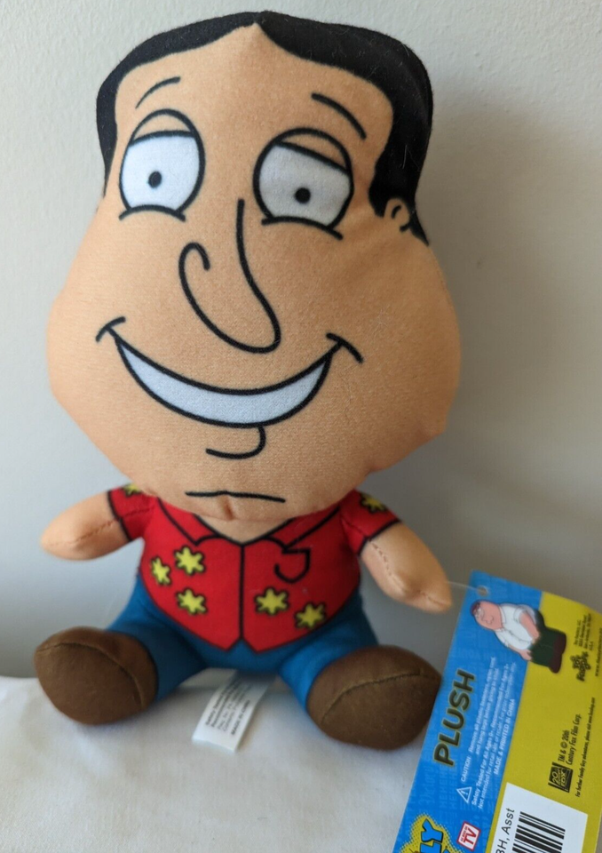 Family Guy 7" Quagmire Plush Stuffed Animal Collectible Toy, Toy ...