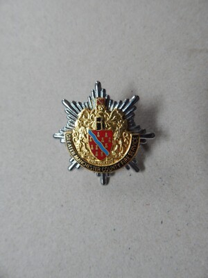 Obsolete British Greater Manchester County Fire Service Cap Badge 2nd ...