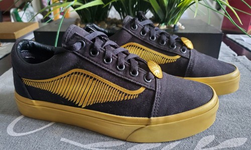 VANS Old Skool x Harry Potter Golden Snitch Shoes Size Women 7.5 Men 6 ...