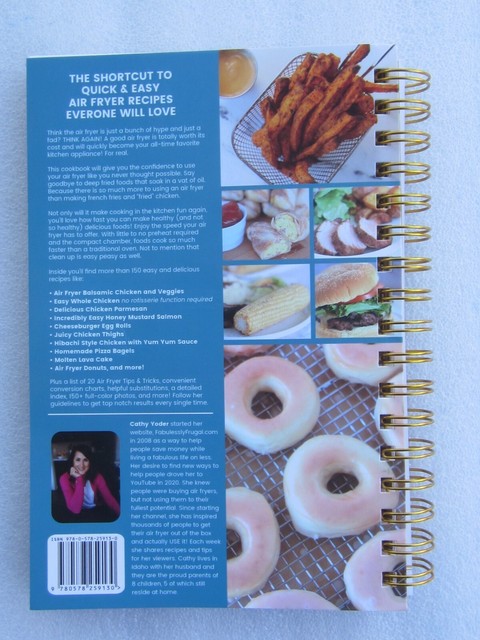 Air Fryer Recipes : 150+ Yummy Air Fryer Recipes by Cathy Yoder (2021 ...