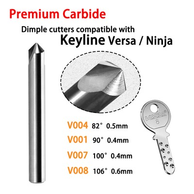 Carbide Dimple Cutter Compatible with Keyline Ninja Versa V001 V004 V007 V008 | eBay