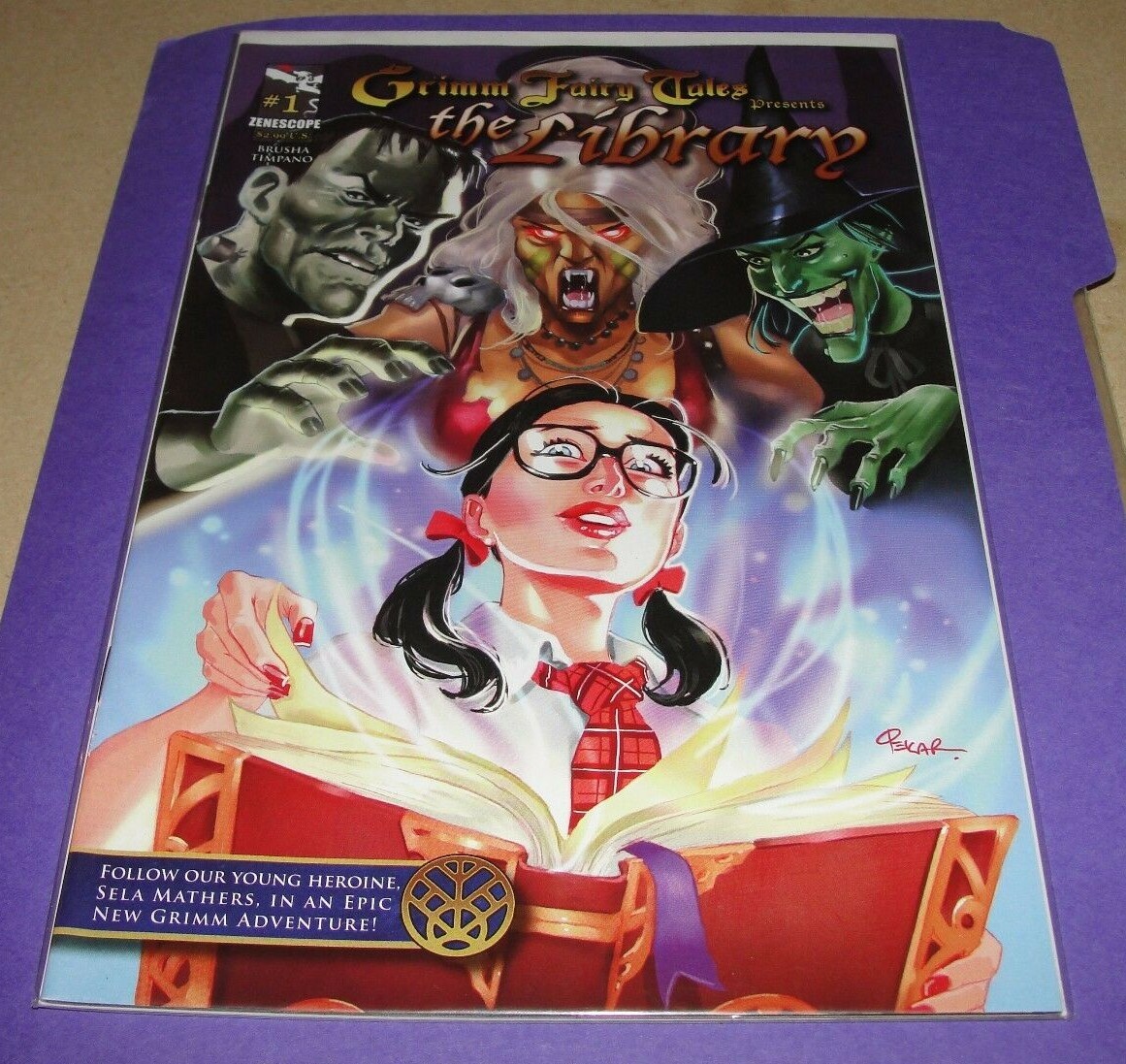 Comic: GRIMM FAIRY TALES The Library #1 Variant B Pekar Monster cover ...