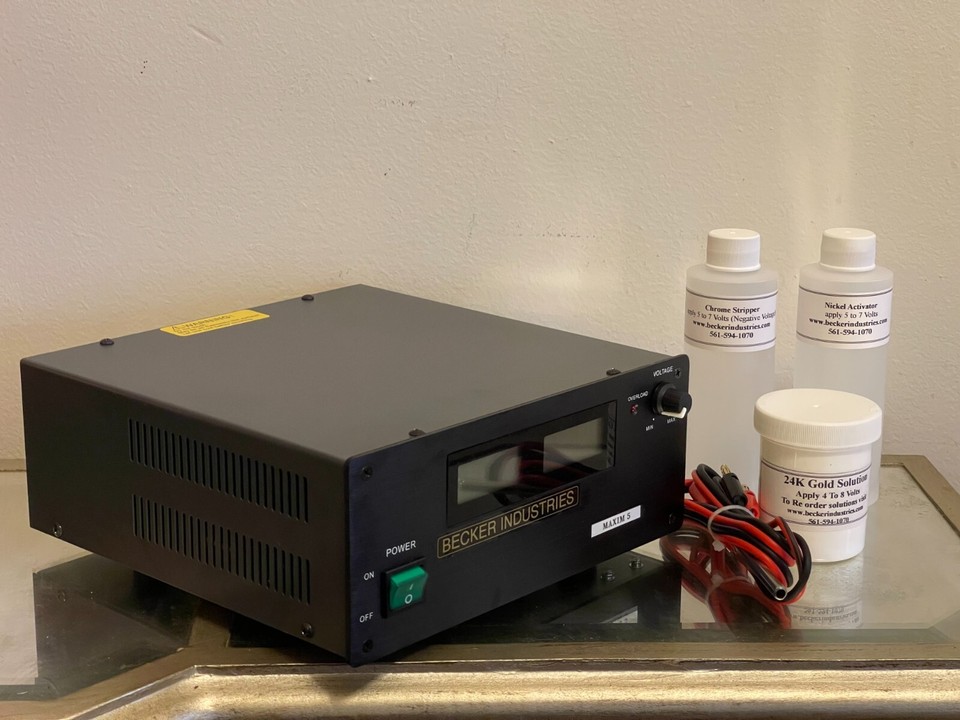 24k Gold/Chrome Plating Machine kit, Gold plating Kit, 30 Amp | eBay