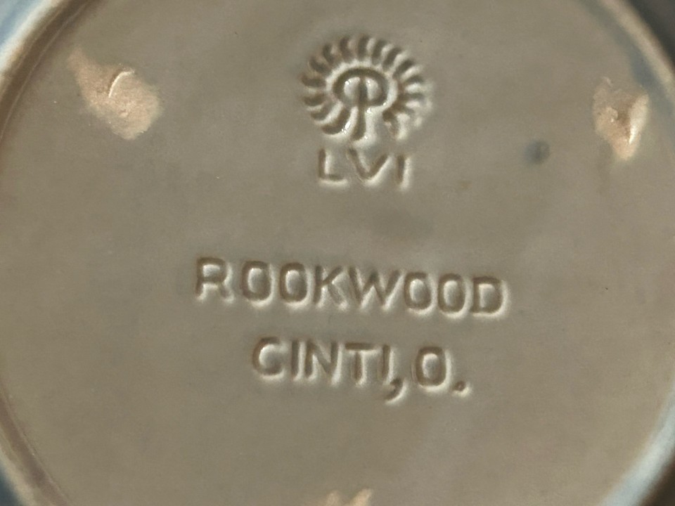 ROOKWOOD Pottery Masonic Eagle Advertising Ashtray 1956 Deus Meumque 33 ...