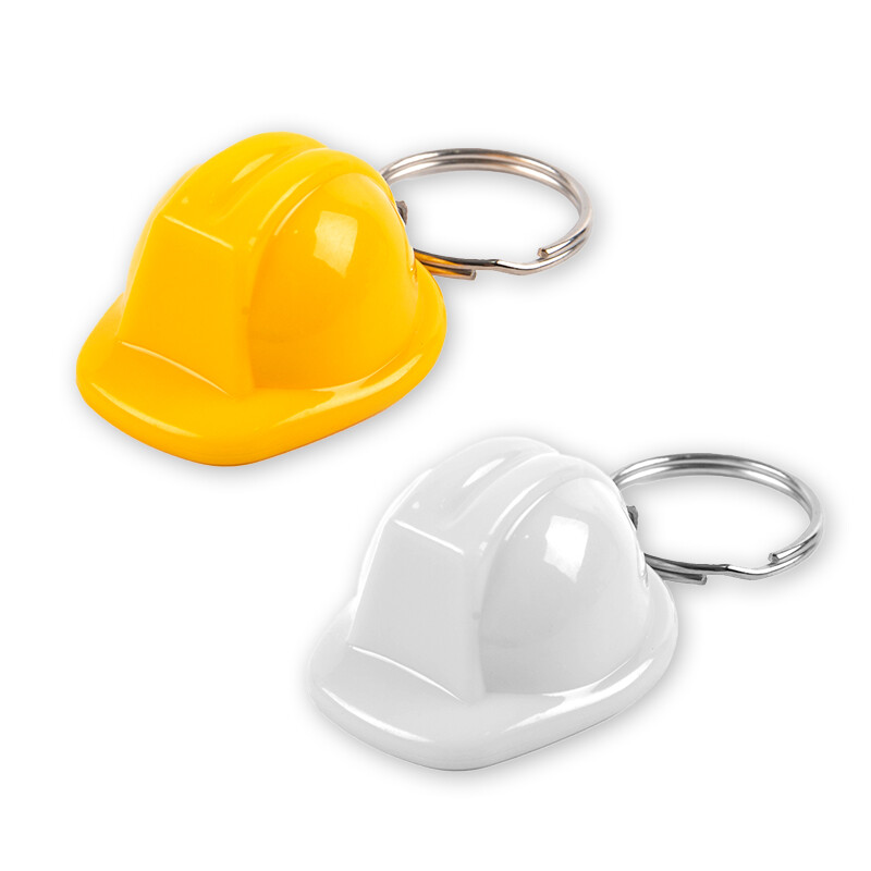Helmet Hard Hat Keychain Holiday Creative Safety Helmet Keying Jewelry ...