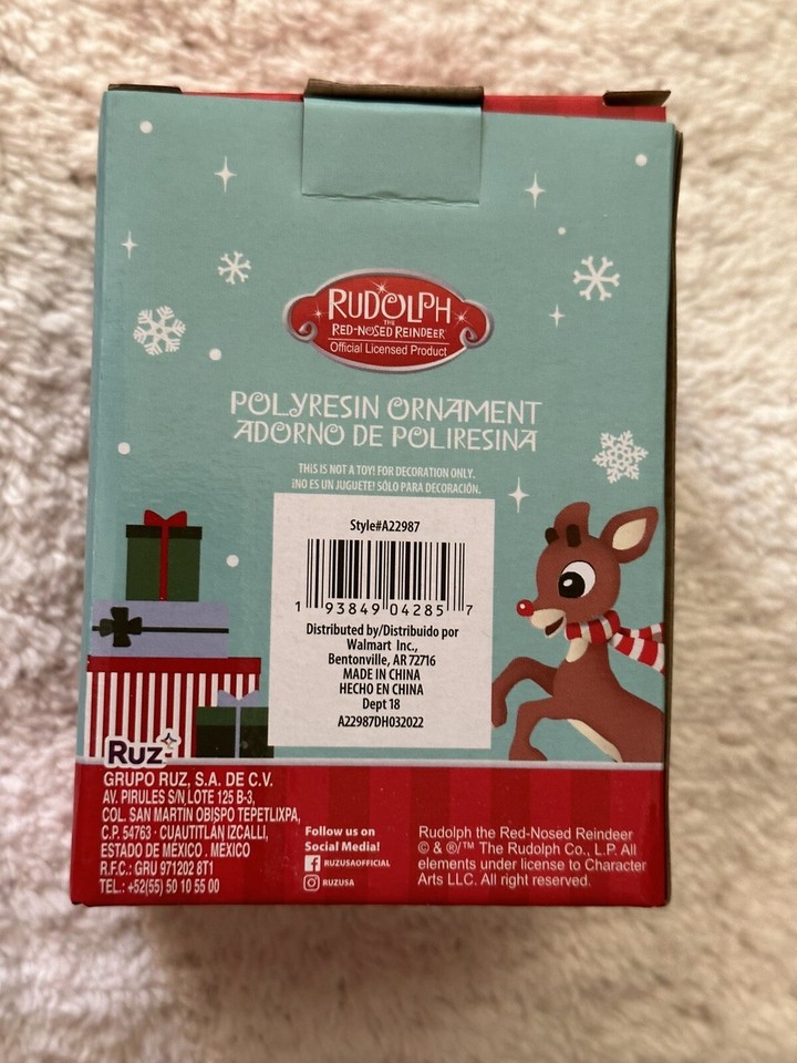 Hallmark Rudolph the Red Nosed Reindeer CLARICE Seated Christmas ...