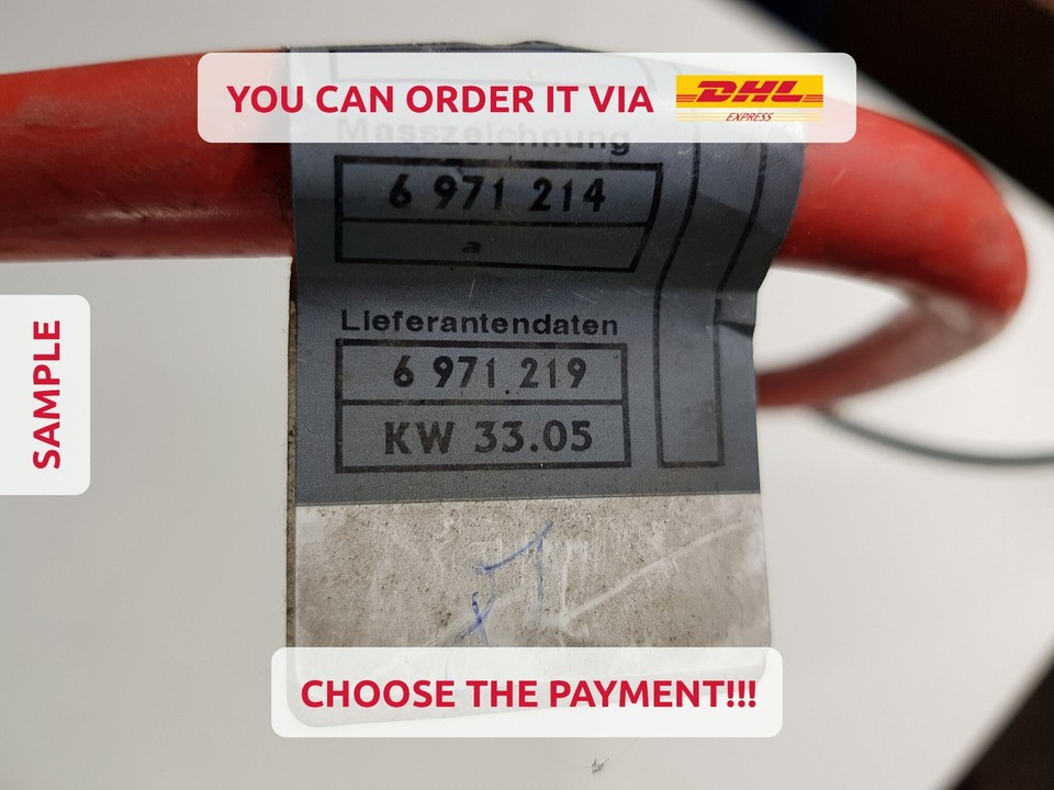 TESTED BMW E60 E61 E63 E64 Battery cable (plus pole) 6971219 9127768 | eBay