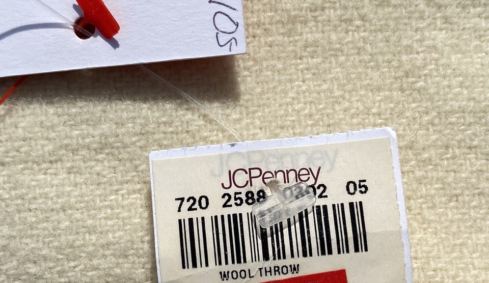 Fairbault Mill Cannon River Wool Blanket Gray Cream Handcrafted Stripe ...