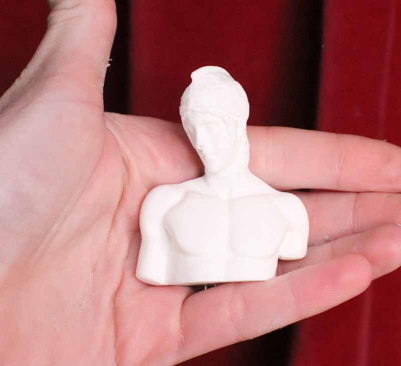 Zibellini Athena Pallas Minerva Torso Off White Brooch | eBay