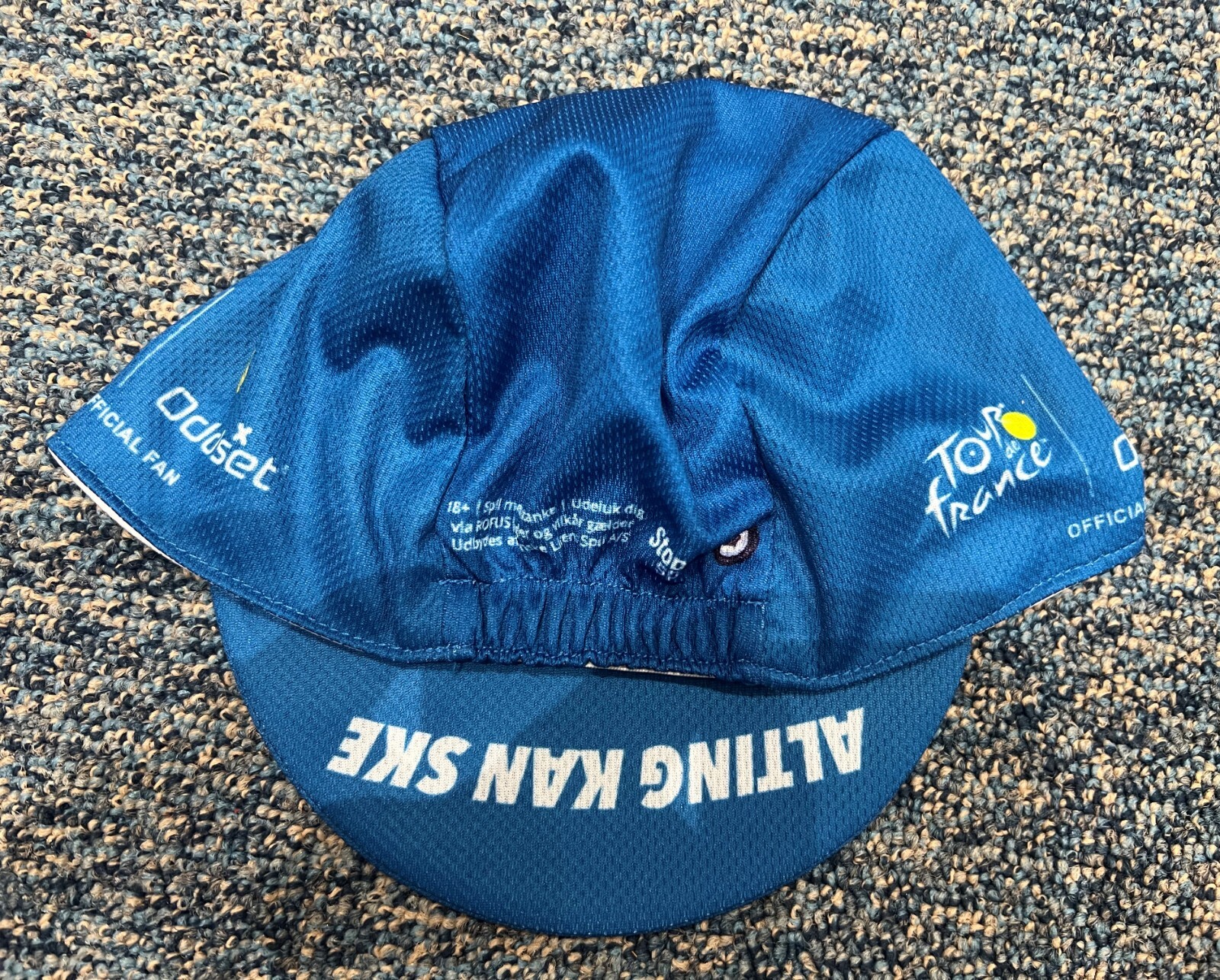 CASQUETTE CAP VELO CYCLISME ODDSET DANEMARK DK OFFICIAL FAN TOUR DE ...