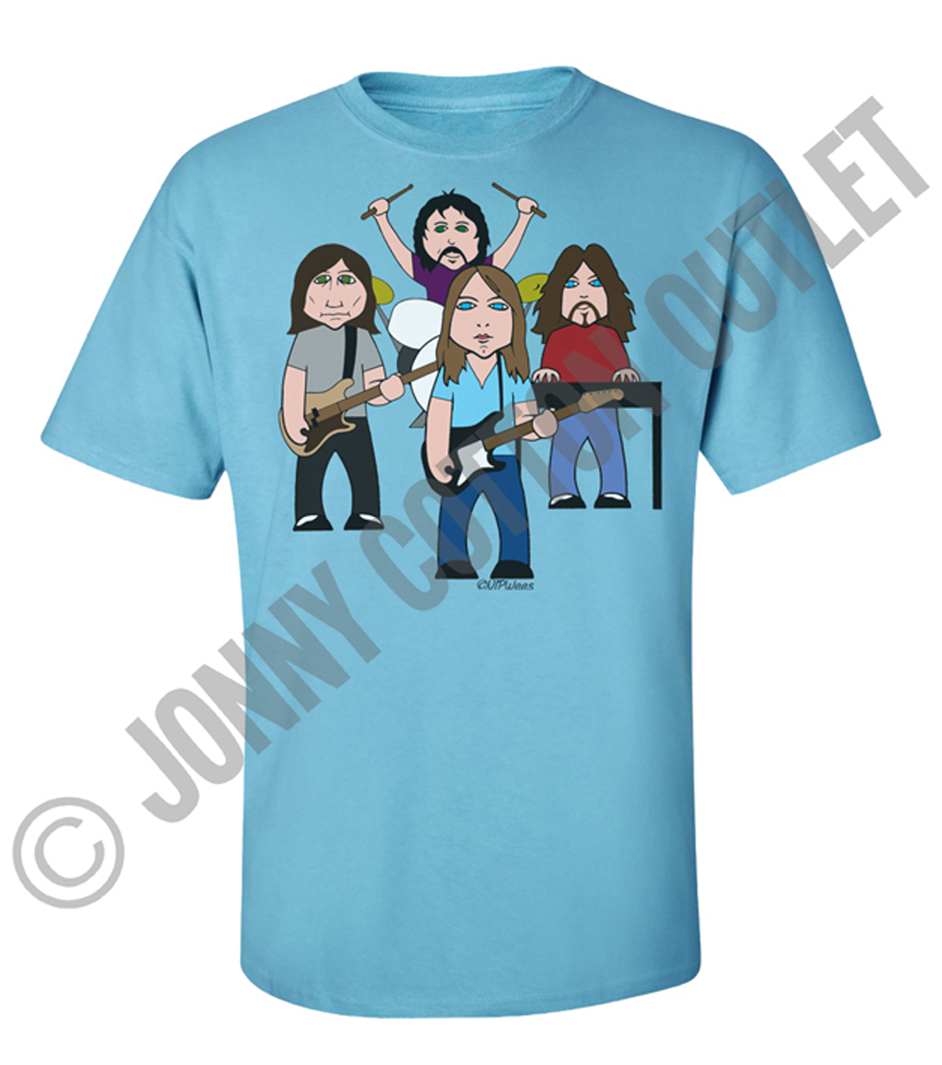 VIPwees Mens T-Shirt ORGANIC Cotton Best Of British Bands Inspired ...