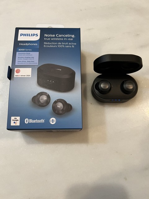 Philips T8505 in Ear True Wireless Headphones With Hybrid Active Noise ...