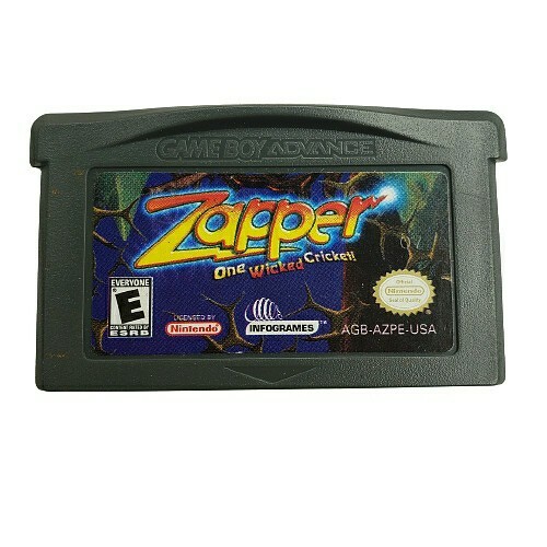 Gameboy Advance Zapper One Wicked Cricket Video Game | eBay