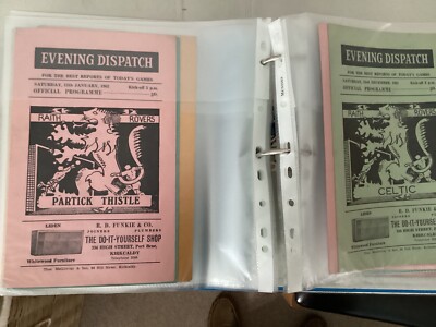 Raith Rovers programme collection. | eBay UK