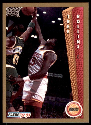 1992-93 Fleer Tree Rollins . Houston Rockets #348 | eBay