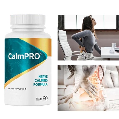Calmpro5 Nerve Capsules for Pain Calming Formula Soothe Nerves Hot sale ...