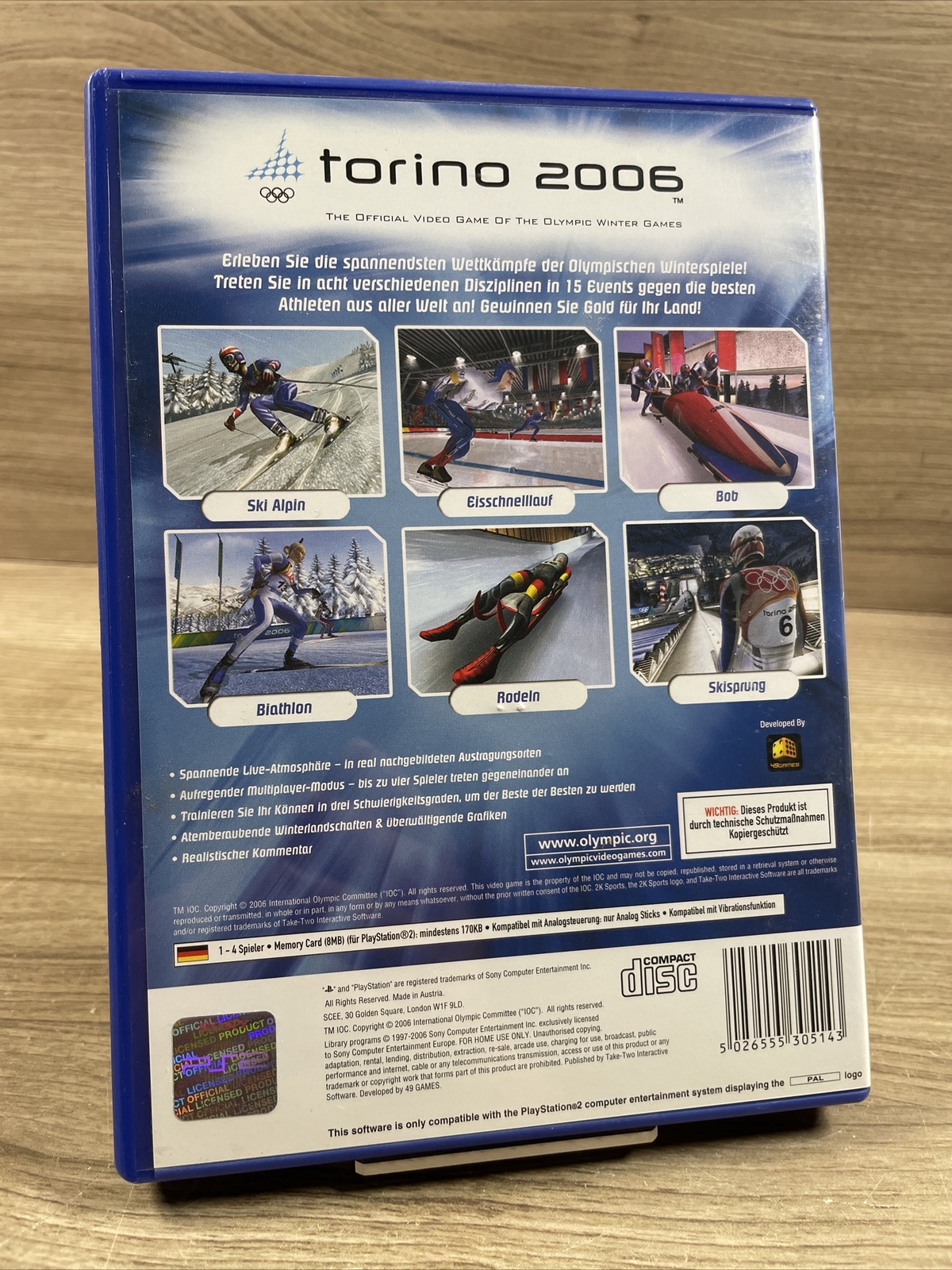 Sony PS2 Spiel • Torino 2006 - The Official Video Game Of The XX ...