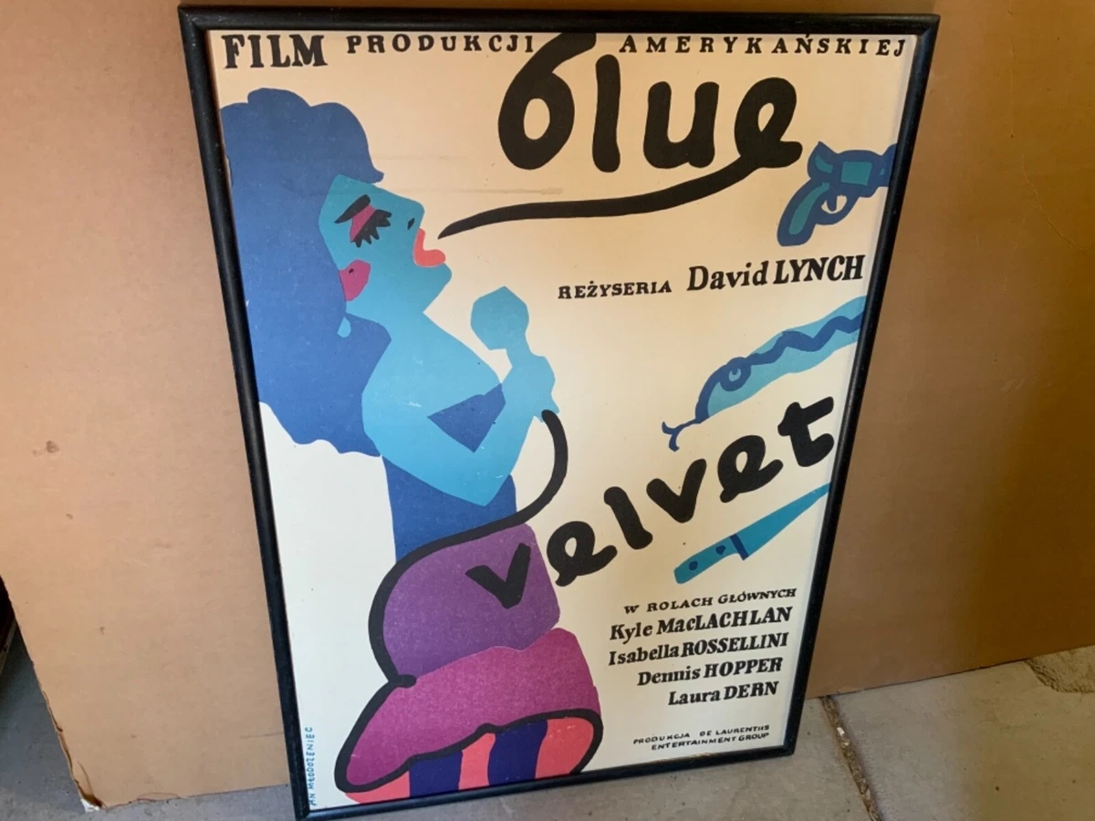 Blue Velvet Poster Polish