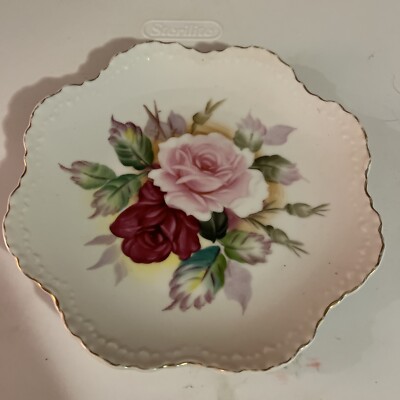 LEFTON HAND PAINTED ROSES ~ 8 1/4