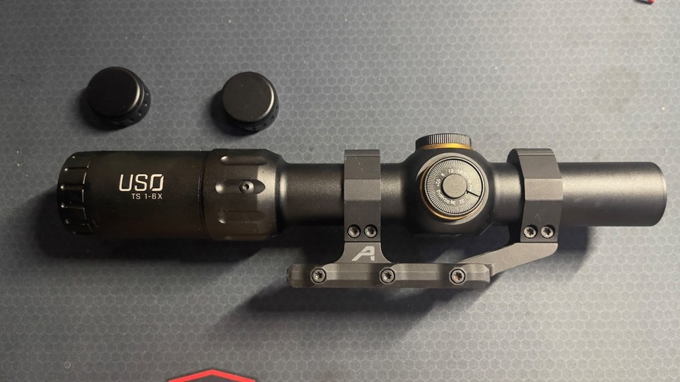 USO US Optics TS-6X 1-6x24 SFP Rifle Scope Red Dot Illuminated 30mm ...