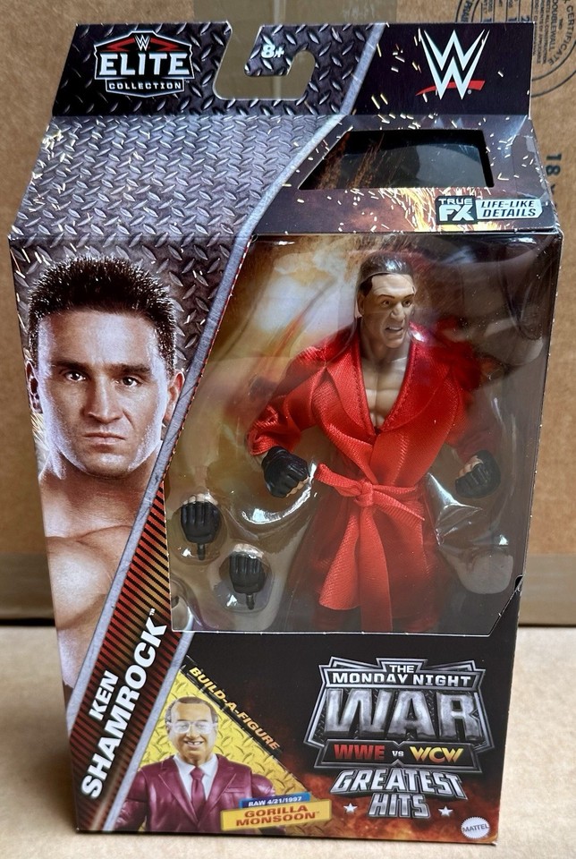 WWE Elite Monday Night Wars Greatest Hits Wave 2 KEN SHAMROCK Figure w ...