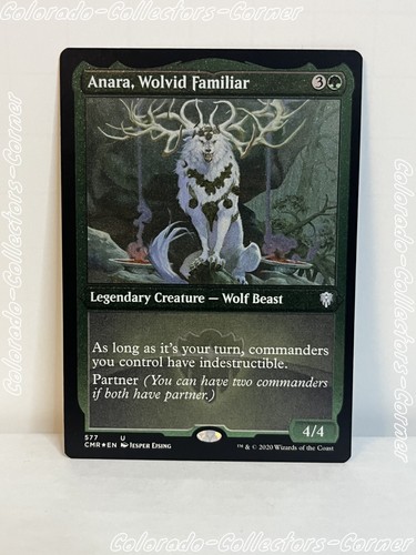 Magic the Gathering Commander Legends - Anara, Wolvid Familiar ETCHED ...