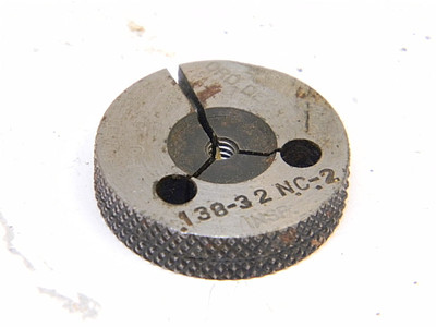 USED THREAD RING GAGE .138-32 NC-2 (NOGO P.D. .115) | eBay