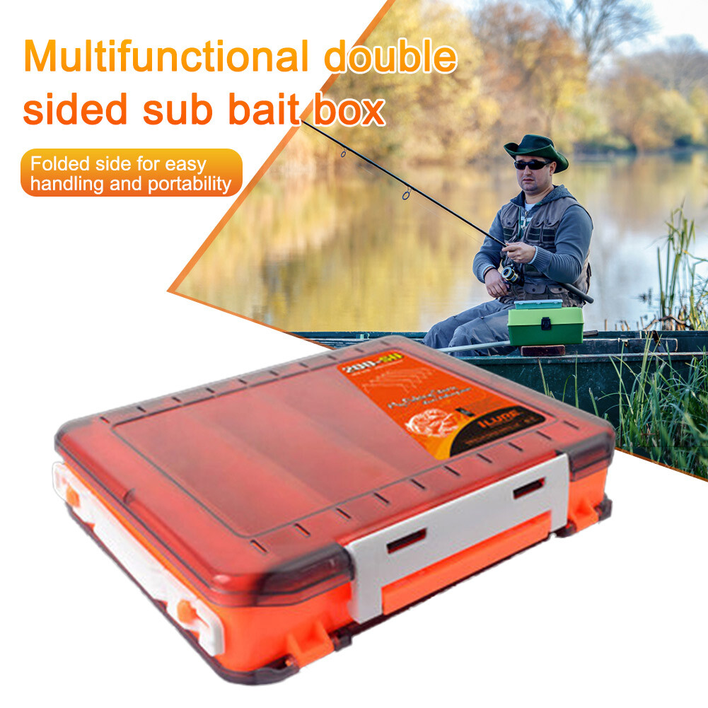 # Double Sided Carp Fishing Box with Drain Hole for Fished Gear (Orange ...