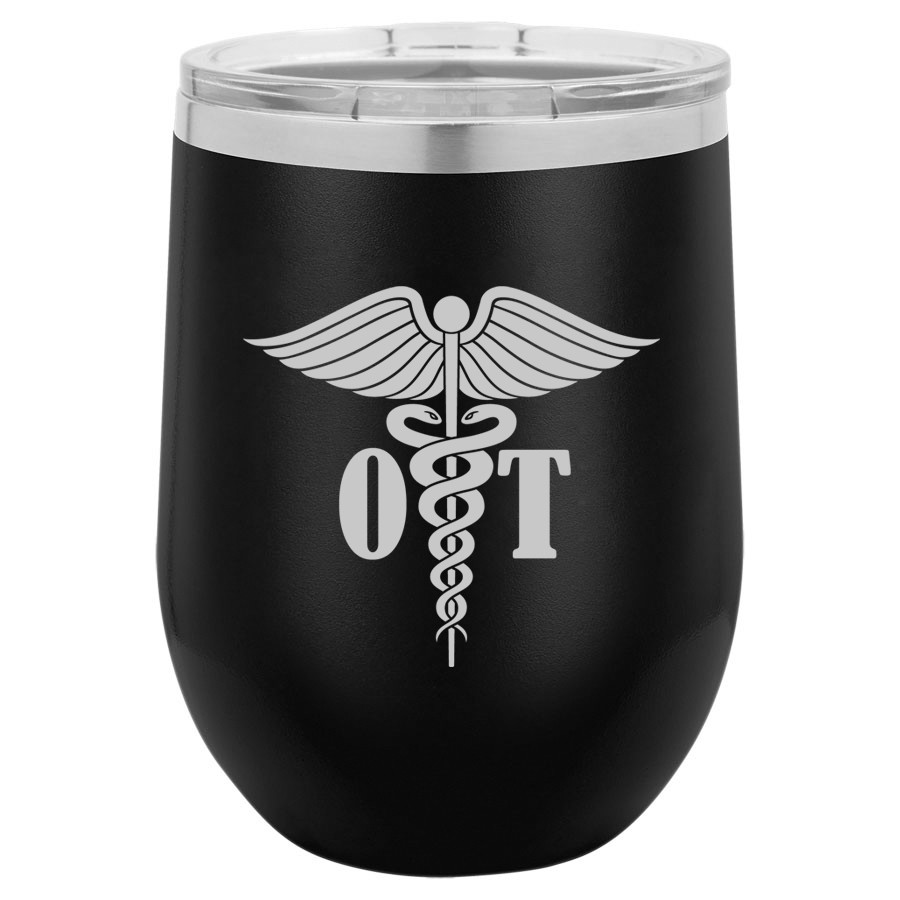 Stemless Wine Tumbler Coffee Travel Mug Glass OT Occupational Therapy ...