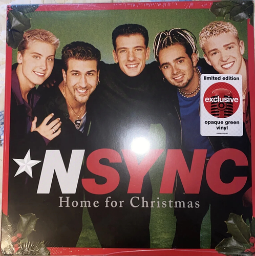 NEW NSYNC Home for Christmas 2 LP Opaque Green Vinyl Target Exclusive ...