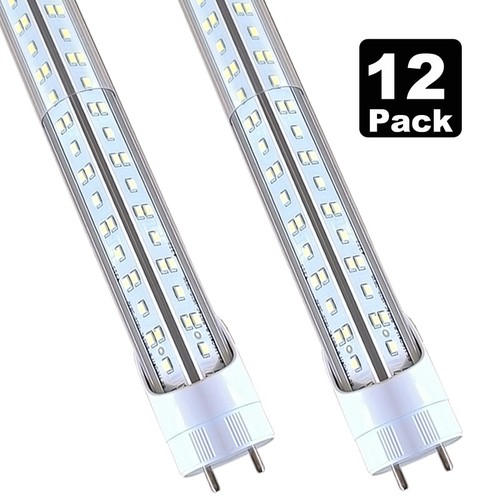LED Tube Bulb 4ft Super Bright Double Row Lights G13 T8 Bar Lamp 72W ...