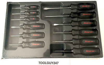 SNAP ON TOOLS SGDXW120BDT 12pc Soft Grip Combination Screwdriver Set DK ...