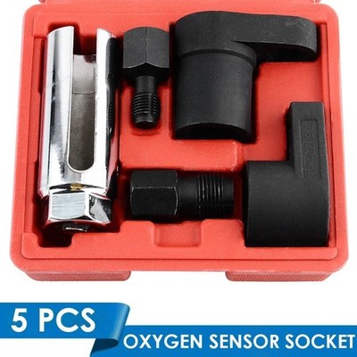 5pcs 22mm Lambda Oxygen Sensor Socket Remove Set Kit Thread Chasers ...